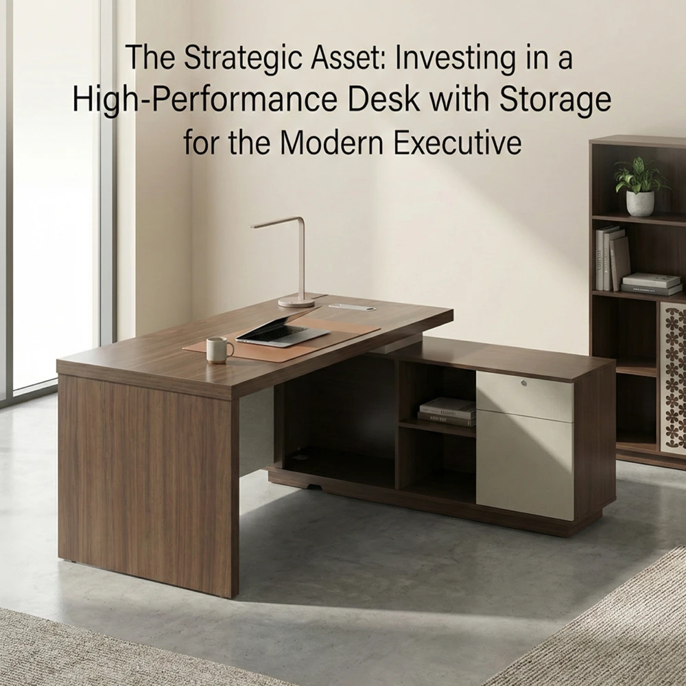 Desk with Storage | Office Furniture | Read Blog | Empress Furniture